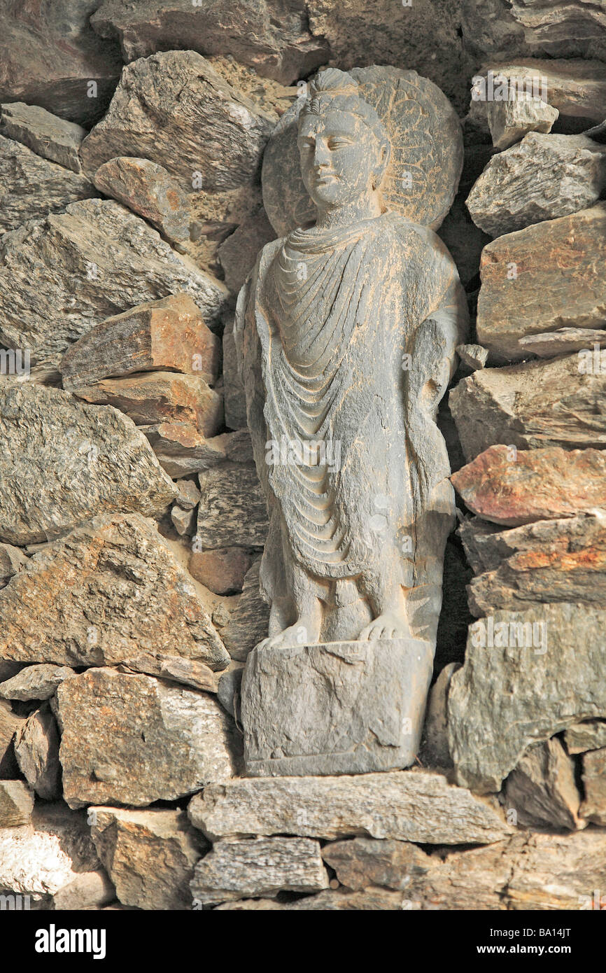Buddhism Symbol at the castle of Schloss Juval at the Schnalstal Val ...