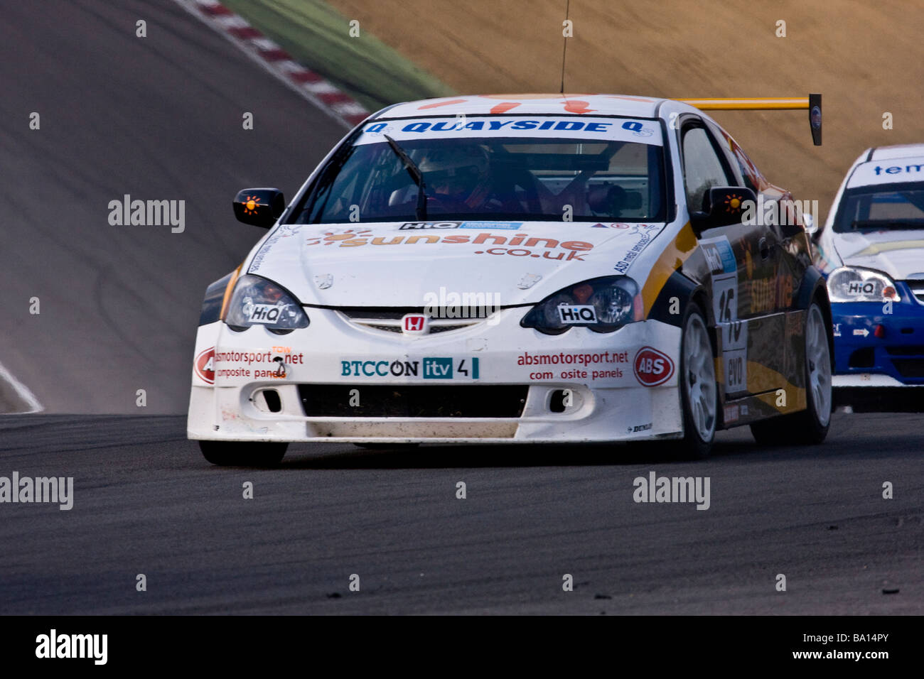 Martyn Bell at druids bend in the integra Stock Photo - Alamy