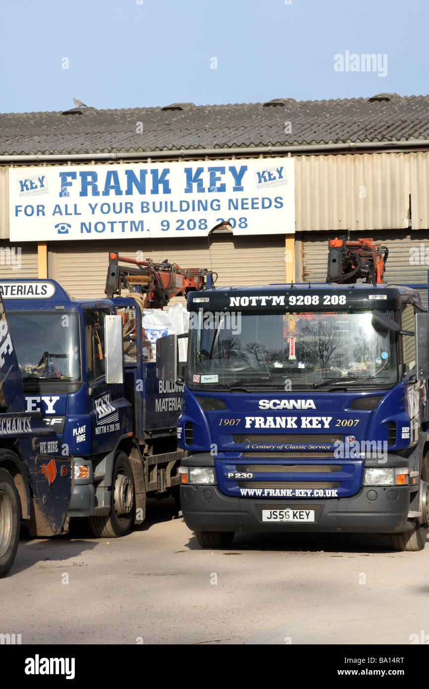 Frank Key builders merchants, Daybrook, Nottingham, England, U.K Stock ...