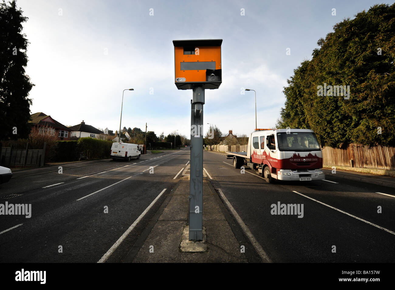 A GATSO SPEED CAMERA IN OXFORD UK Stock Photo - Alamy