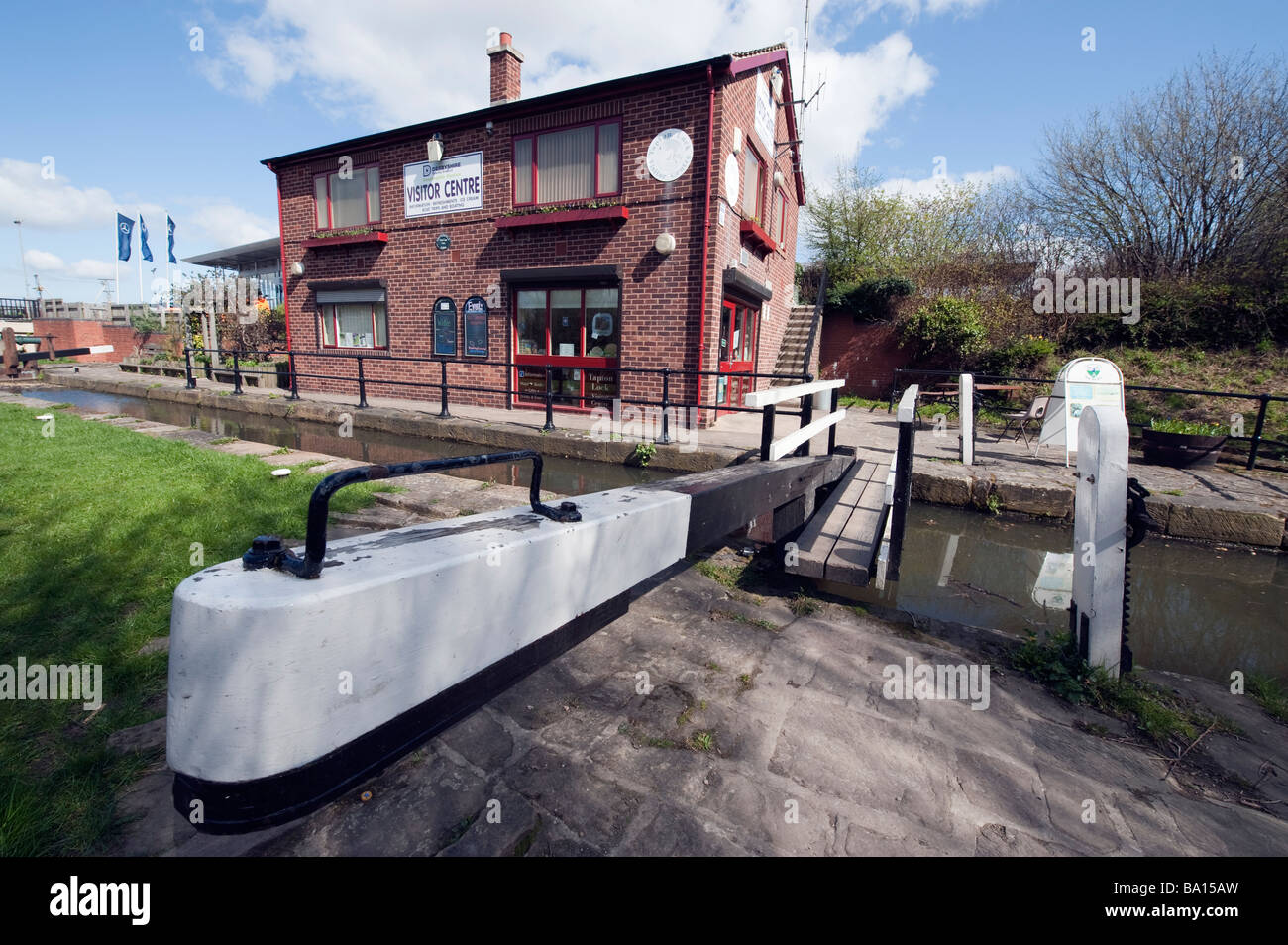 Visitor centre at "Tapton Lock",Chesterfield, Derbyshire, England ...