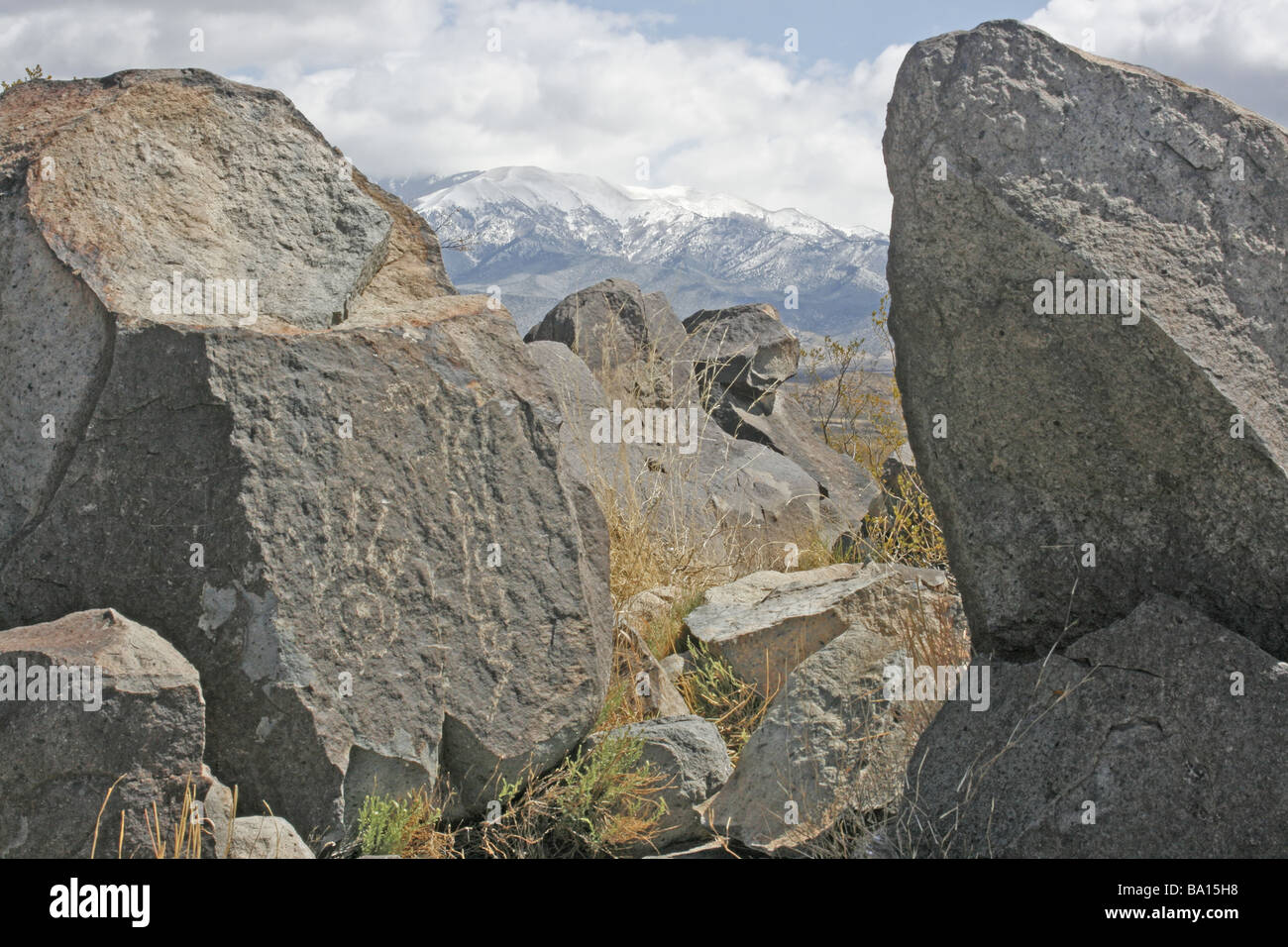 Petroglyphs at Three Rivers Site, New Mexico, USA Stock Photo - Alamy