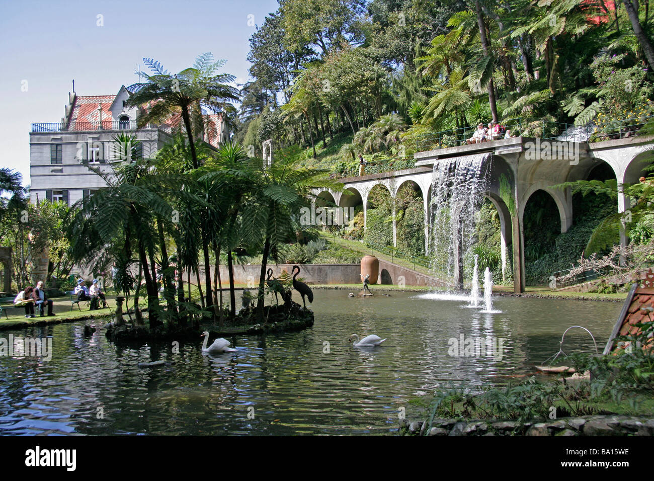 Monte Palace tropical Gardens Stock Photo - Alamy