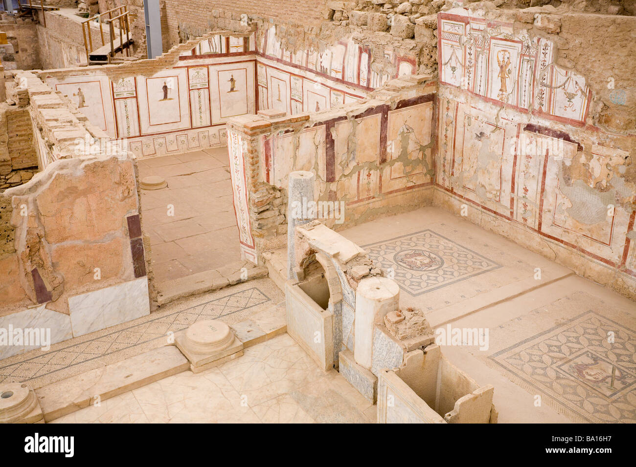 Terrace House Number 2 . The rooms of the ancient terraced dwelling ...