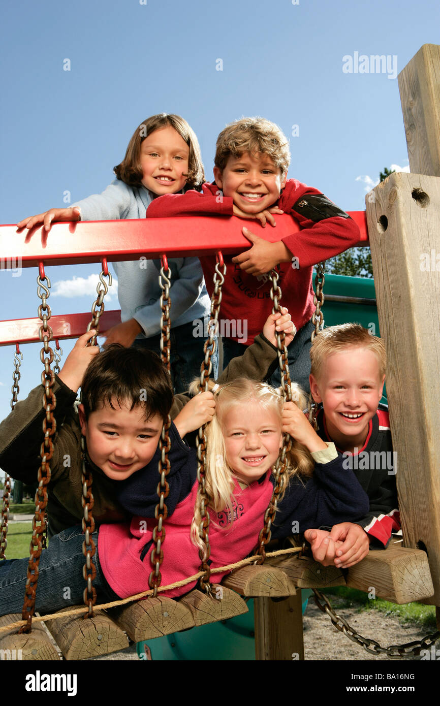 Children on playground Stock Photo - Alamy