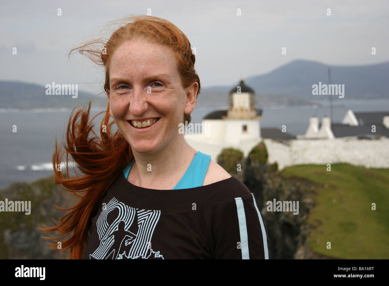 Clare island lighthouse, mayo hi-res stock photography and images - Alamy