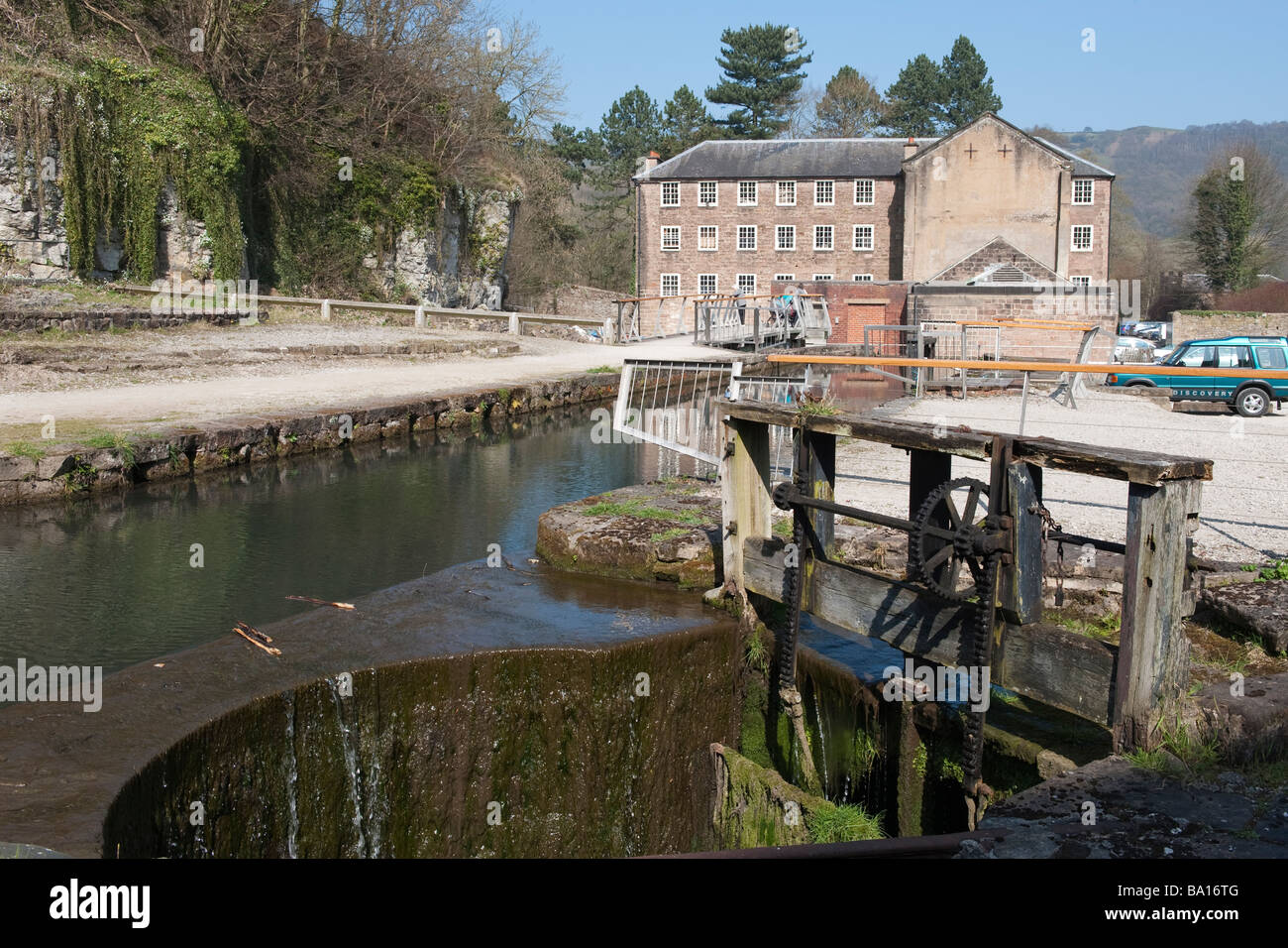 "Arkwrights Mill" at Cromford Derbyshire, England, "Great Britain ...