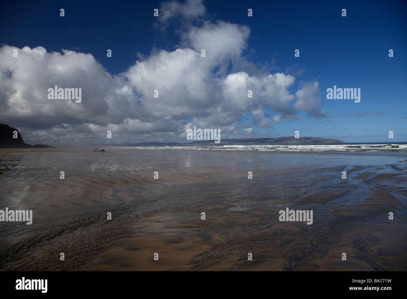 Benone beach downhill county londonderry derry northern ireland Stock ...