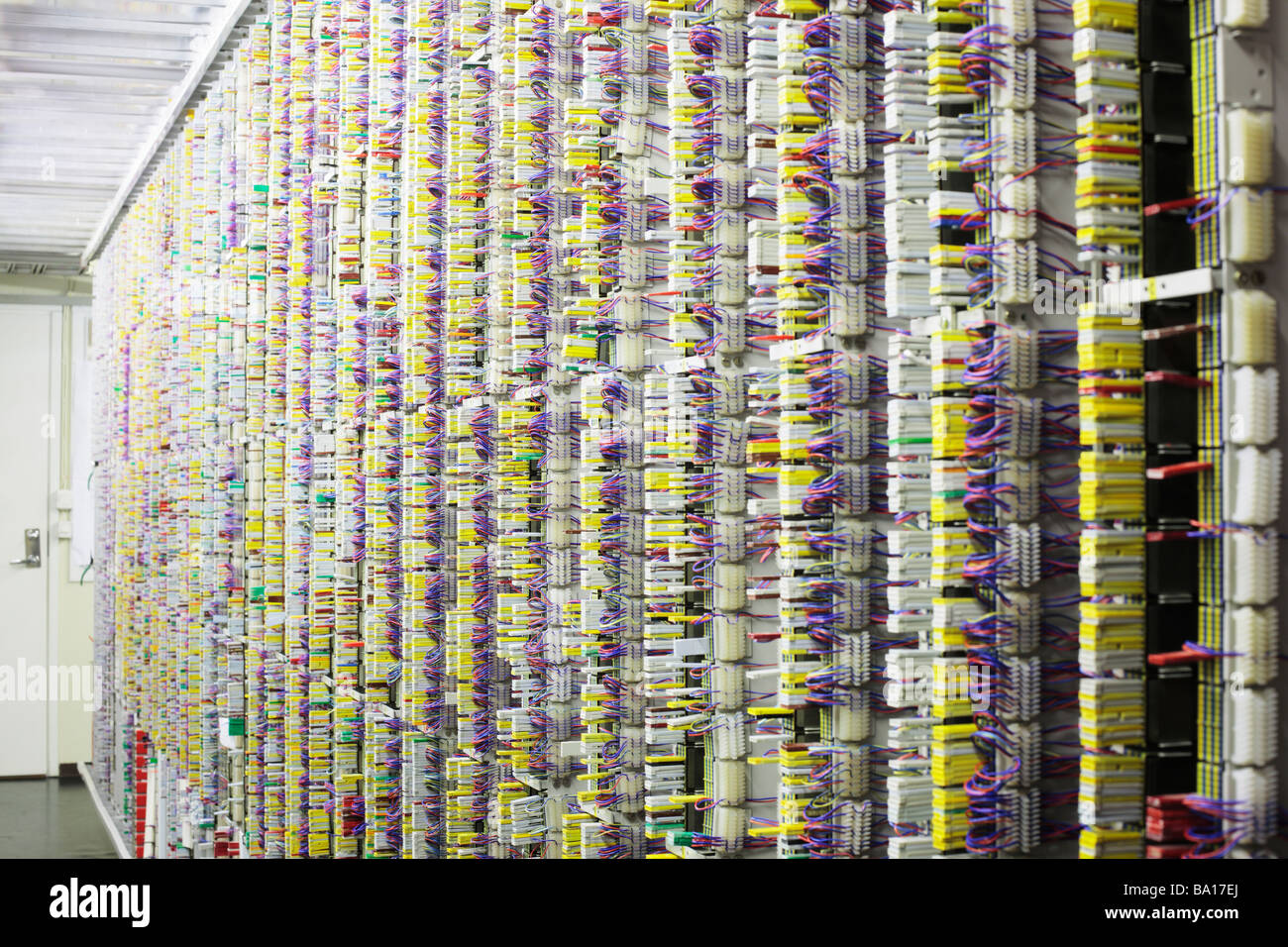 Old analogue telephone central Stock Photo - Alamy