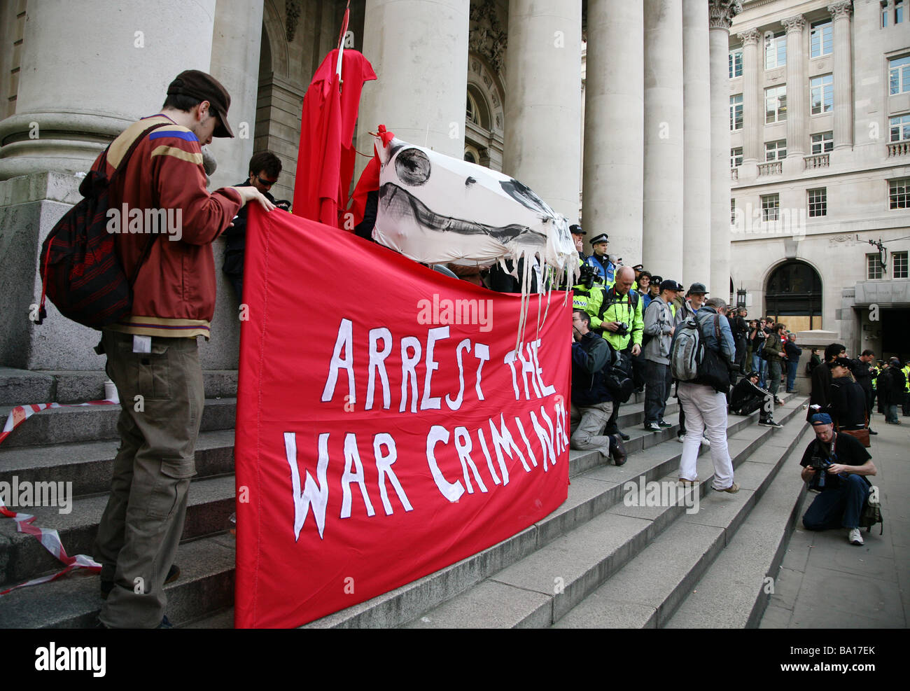 One of the four horsemen of the apocalypse at the G20 protests in ...