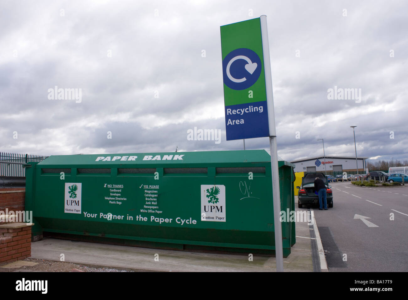 Recycling area hi-res stock photography and images - Alamy