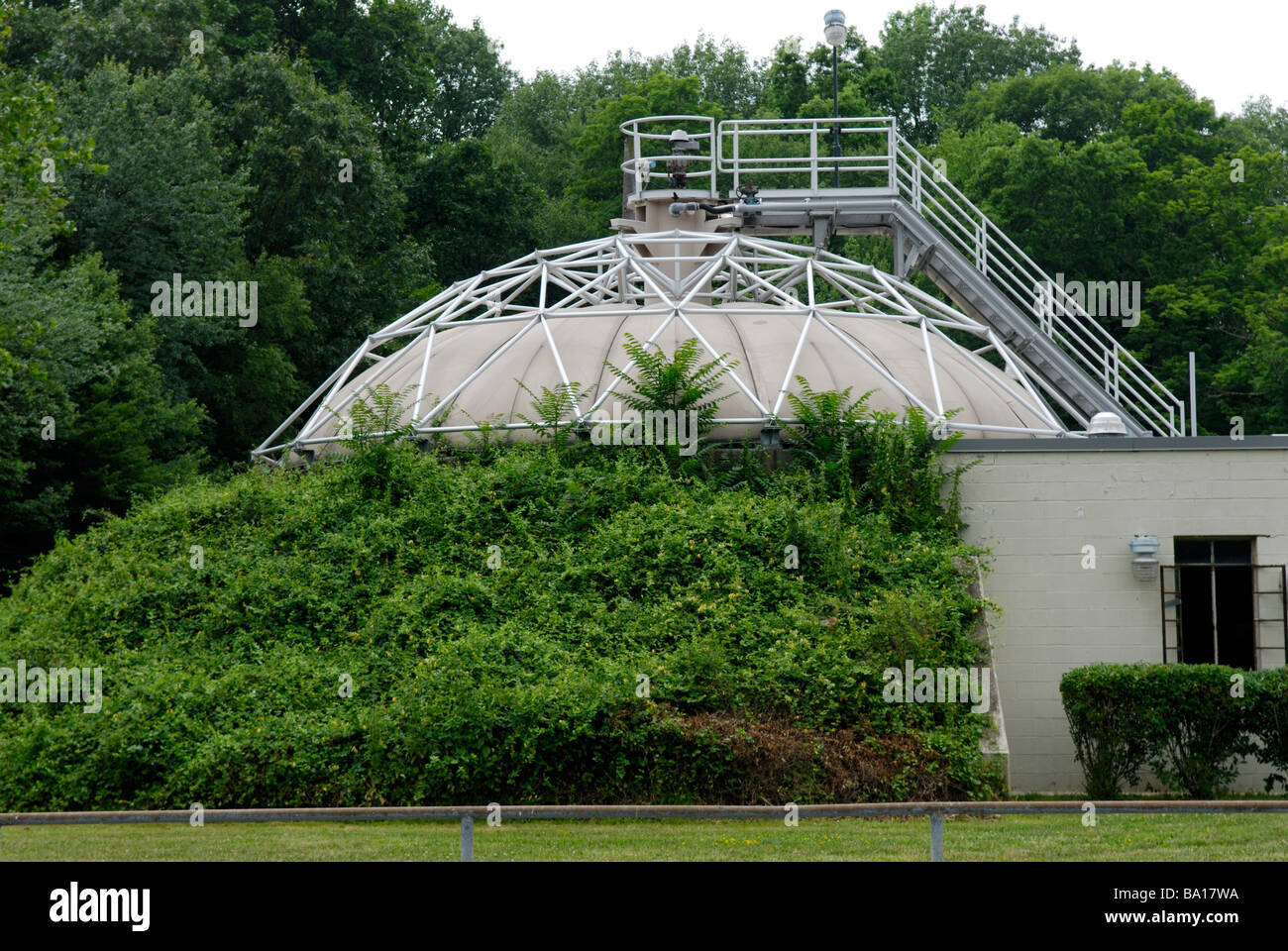 Sewage sludge digester Stock Photo - Alamy