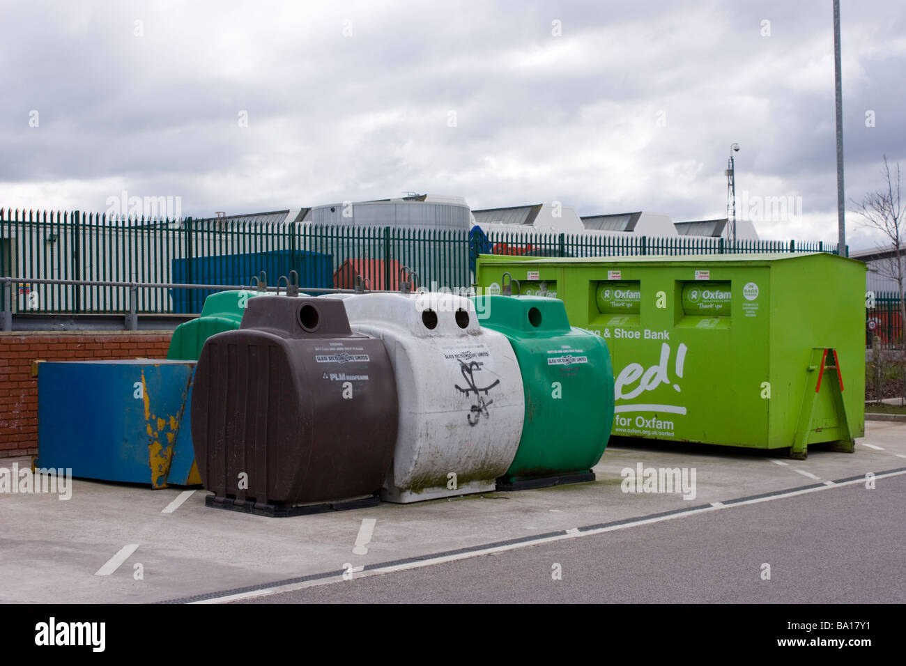 Container for recycling of textile hi-res stock photography and images ...