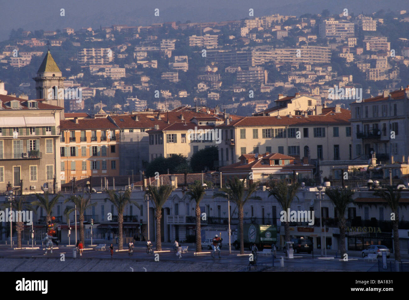 Waterfront Nice France Stock Photo - Alamy