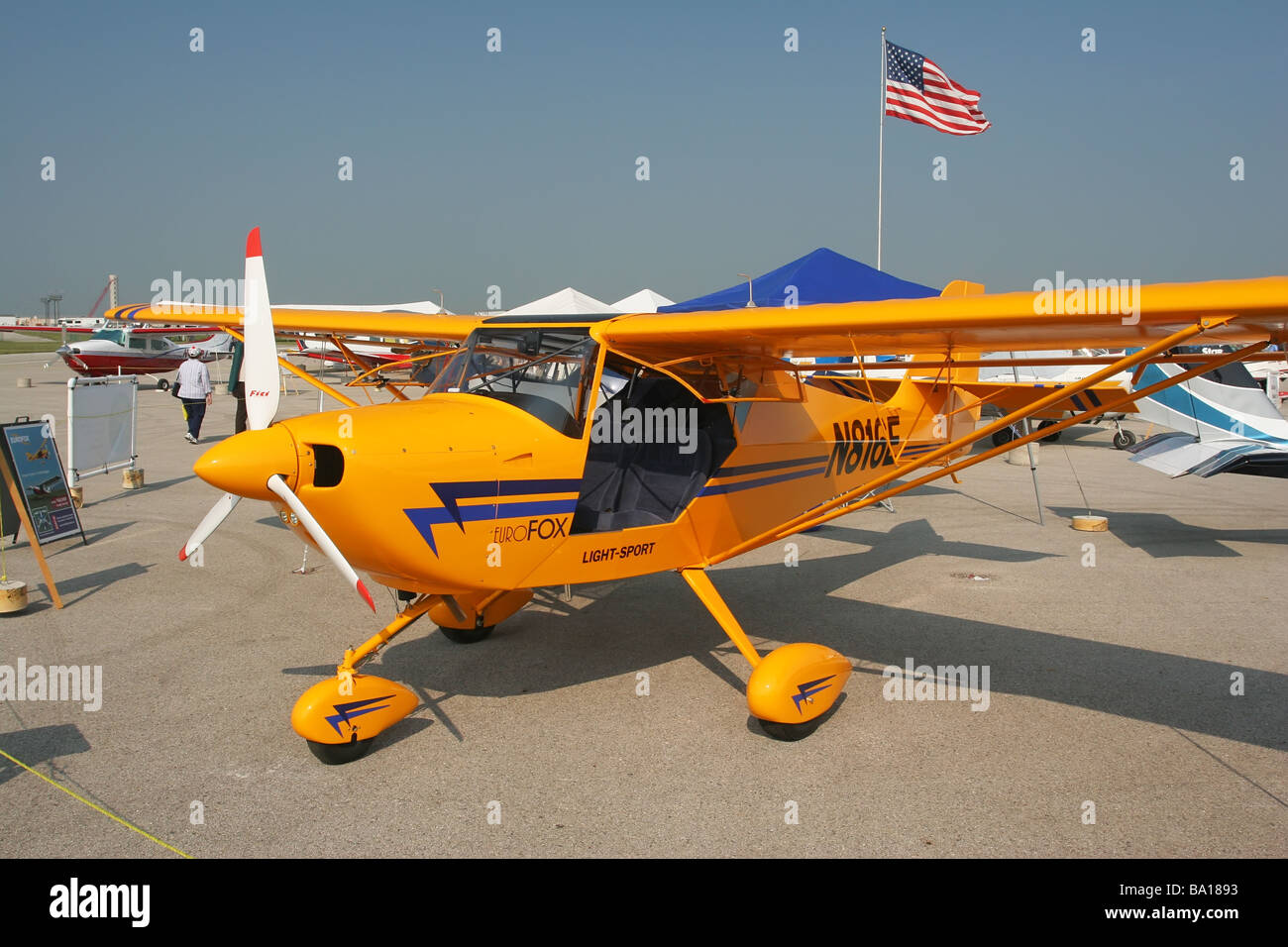 Euro Fox Light Sport Airplane Displayed at Dayton Air Show Vandalia ...