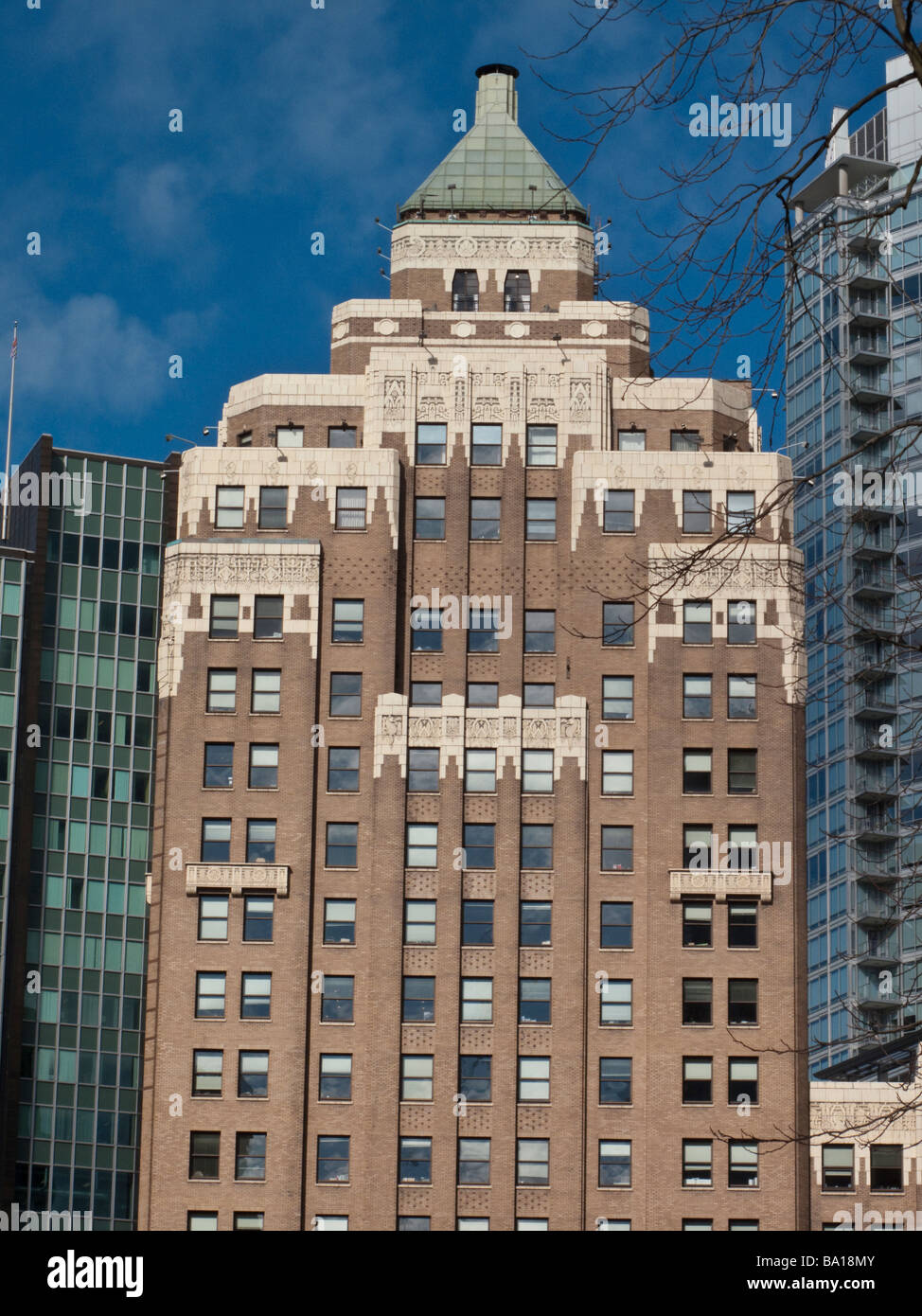 Vancouver Marine Building in the downtown core Stock Photo - Alamy