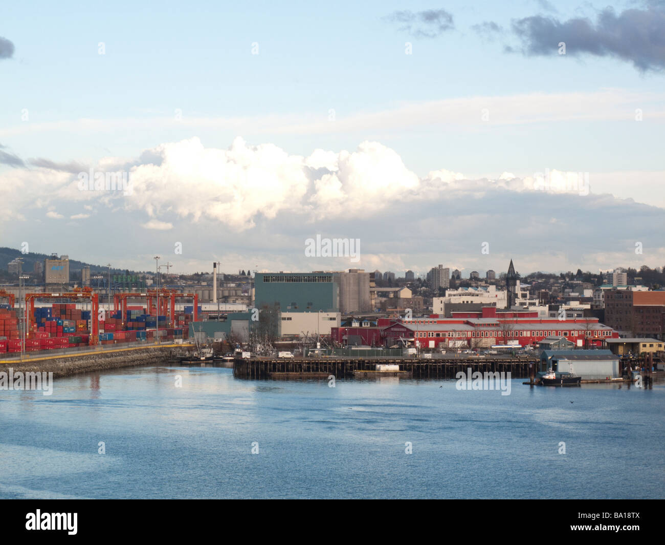 Vancouver container ship port hi-res stock photography and images - Alamy