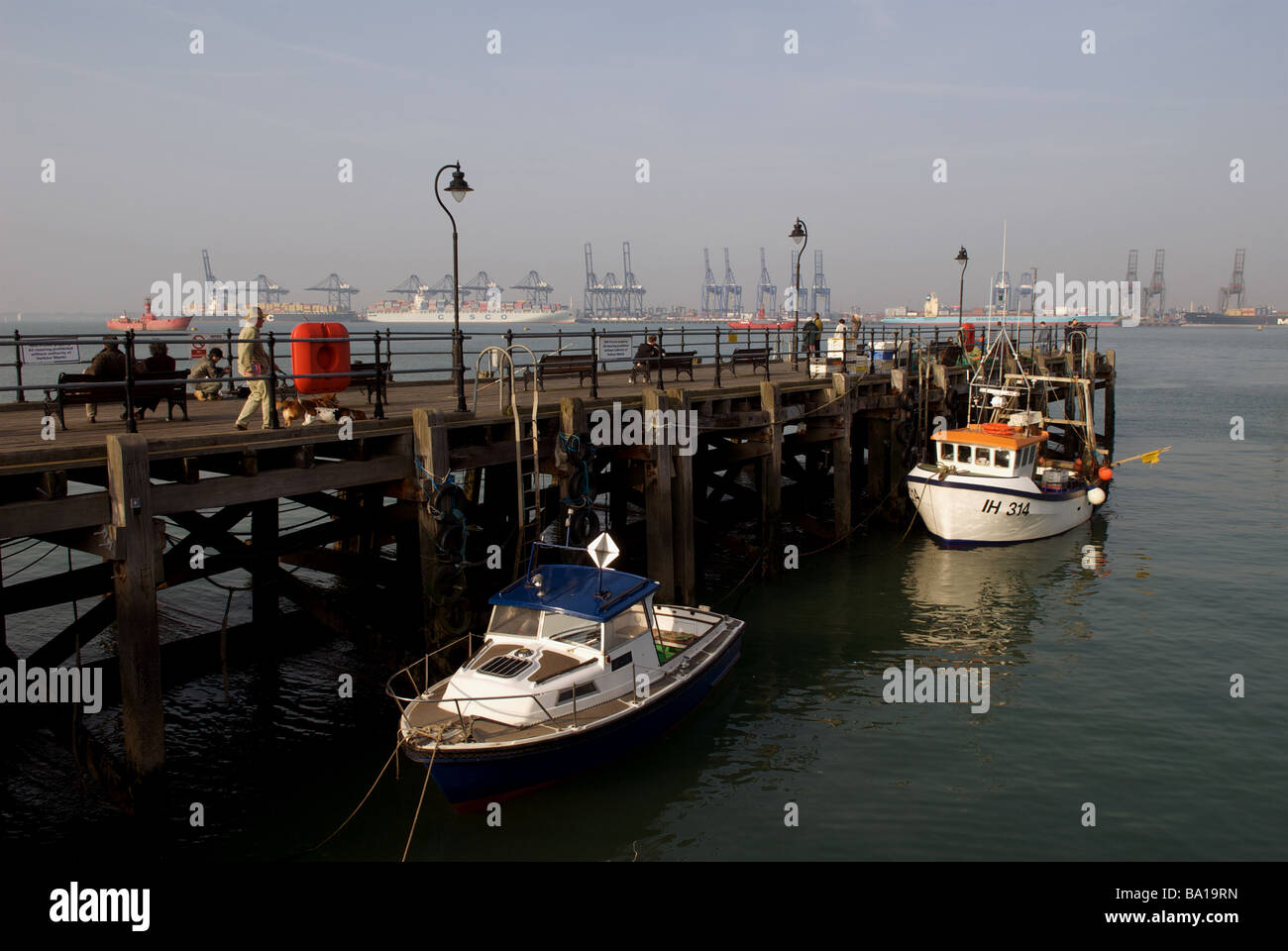 Harwich essex pier hi-res stock photography and images - Alamy