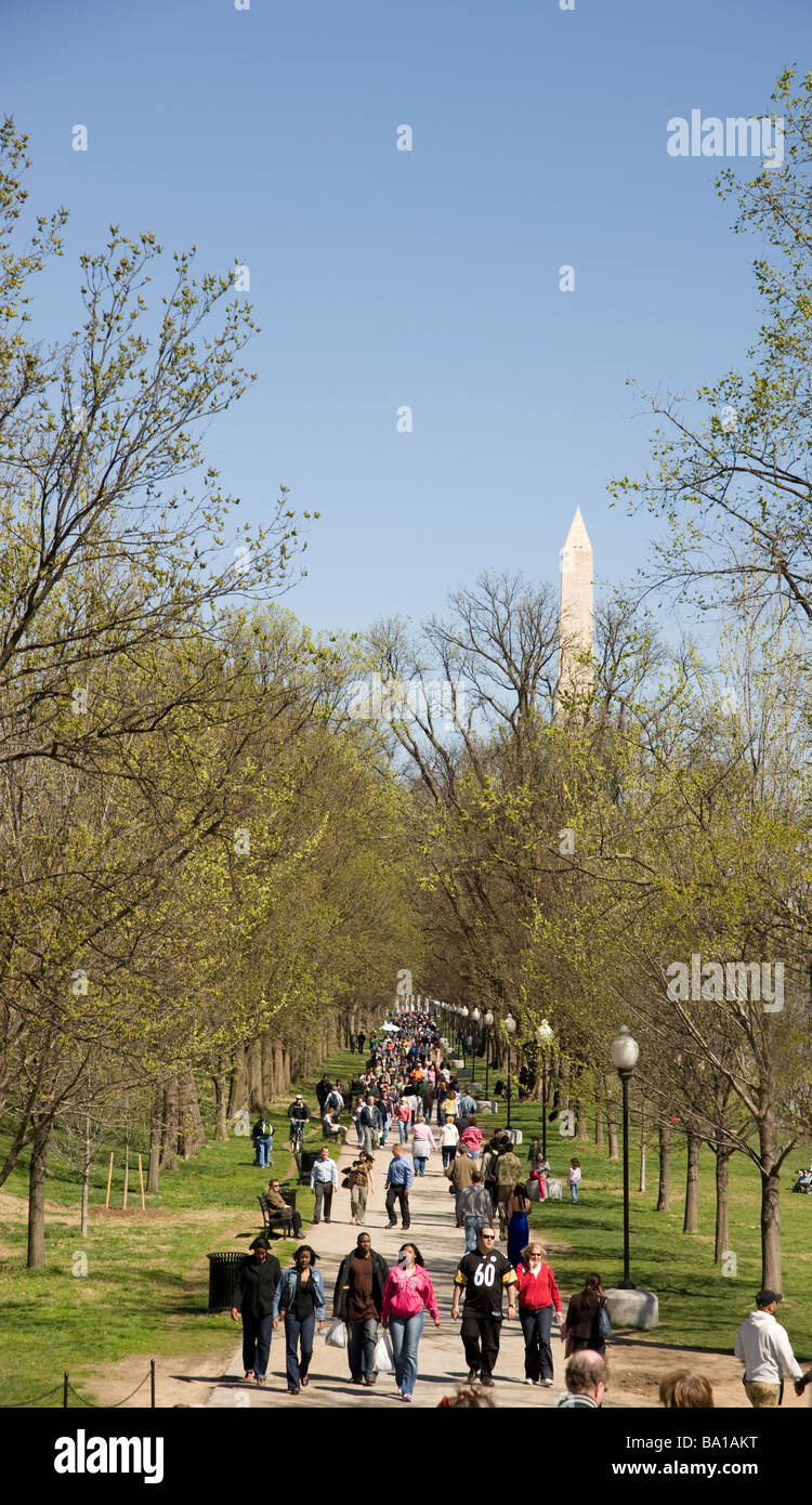 Washington dc landmarks spring hi-res stock photography and images - Alamy