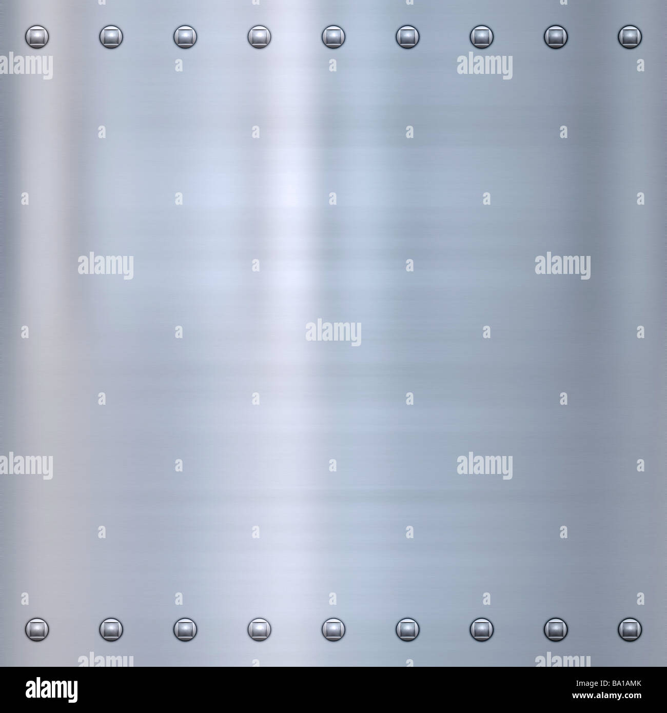 great image of steel or alloy metal with rivets Stock Photo - Alamy
