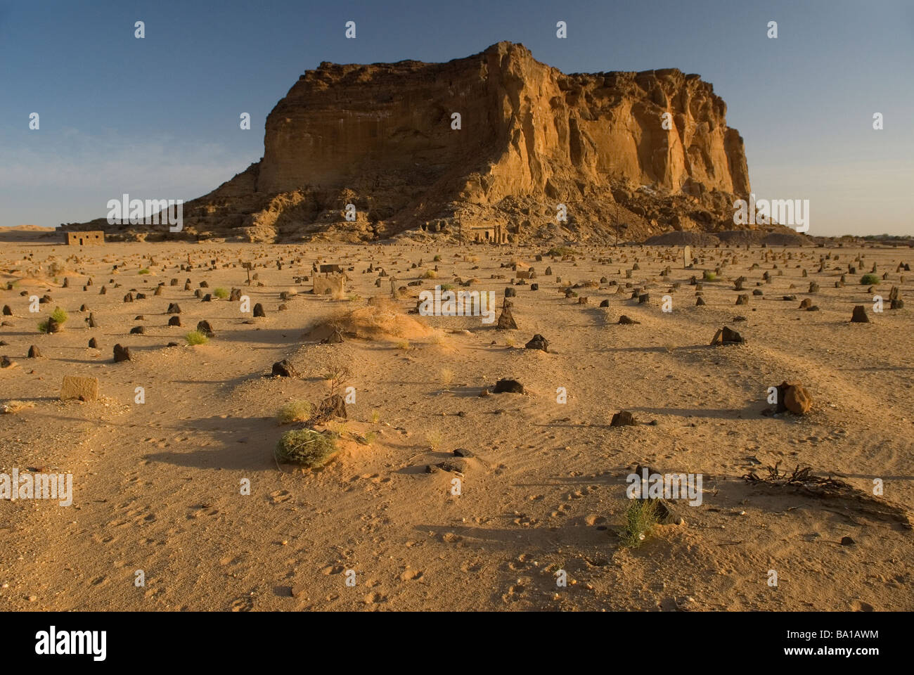 Djebel Berkal rises high above the Nubian Desert and the Nile Valley ...