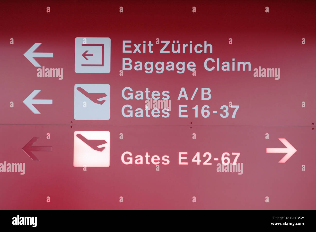 Zurich airport logo hi-res stock photography and images - Alamy