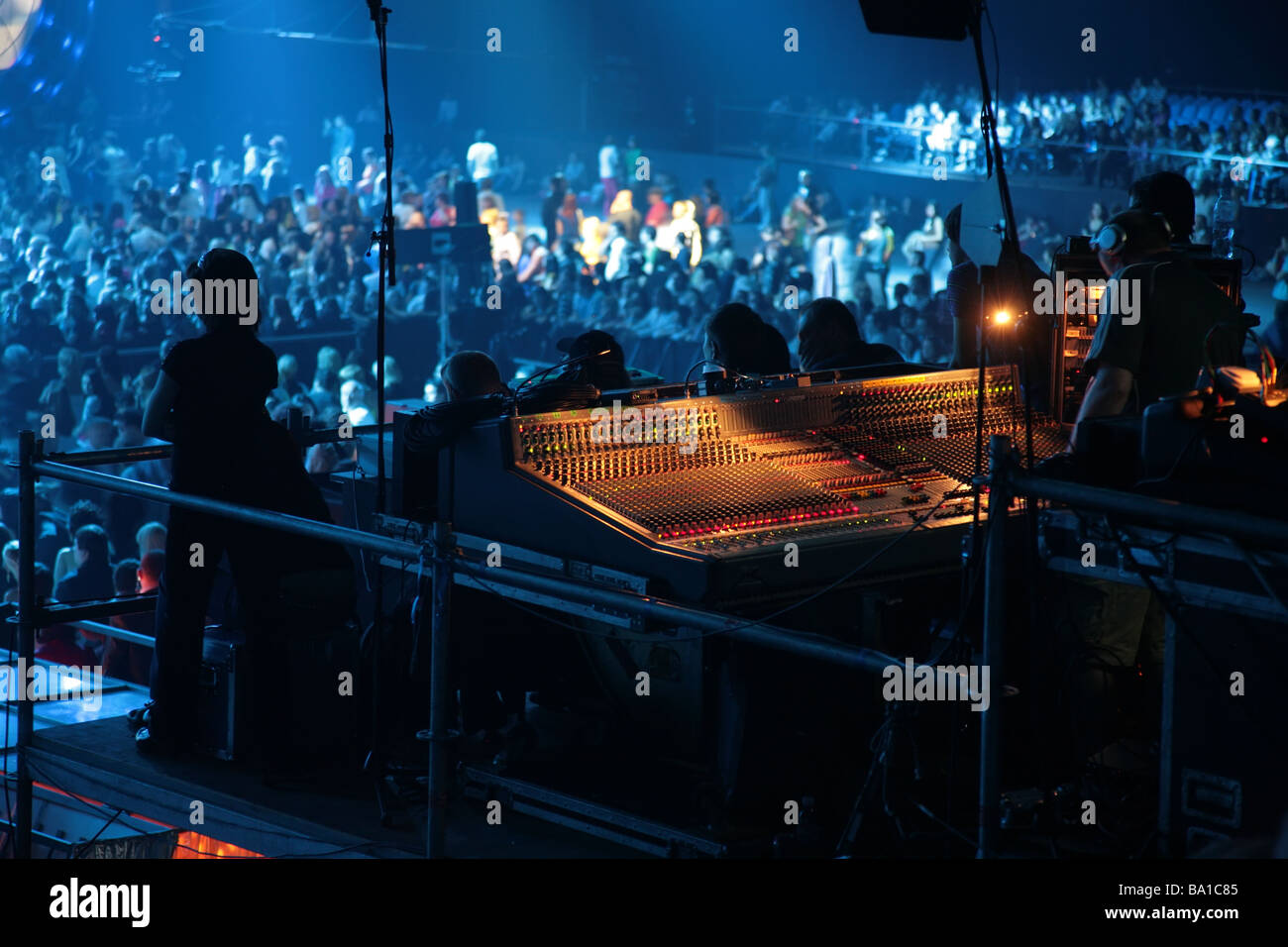 mixer on concert Stock Photo - Alamy