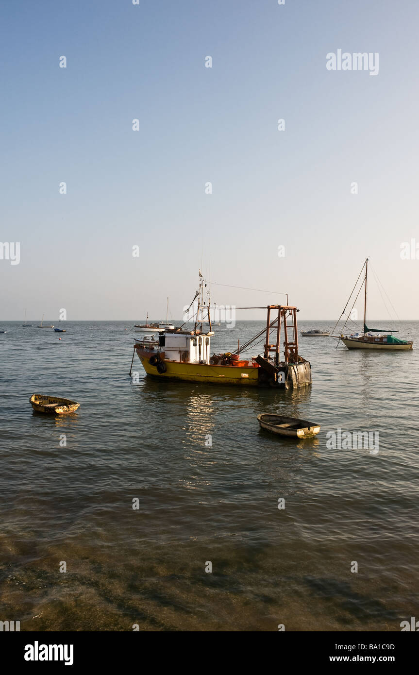 A cockle boat moored at Leigh on Sea in Essex. Photo by Gordon Scammell ...