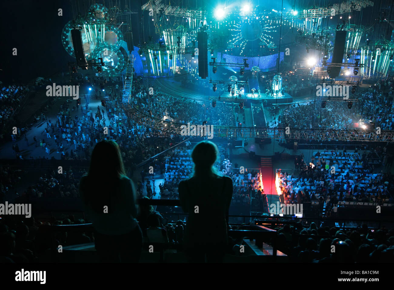 top view on concert hall Stock Photo - Alamy
