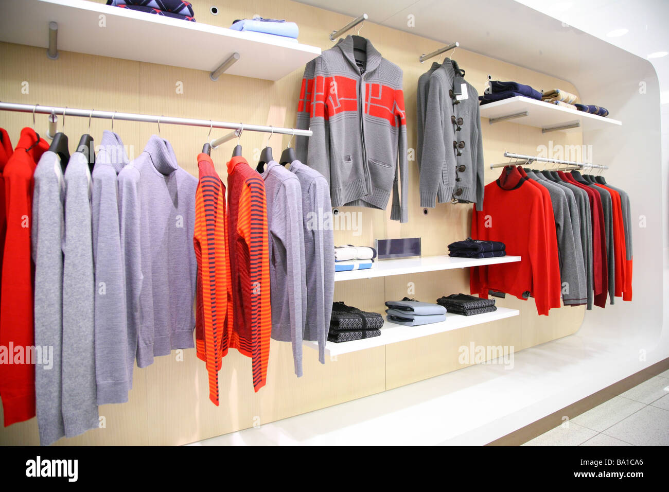 Clothes in store Stock Photo - Alamy