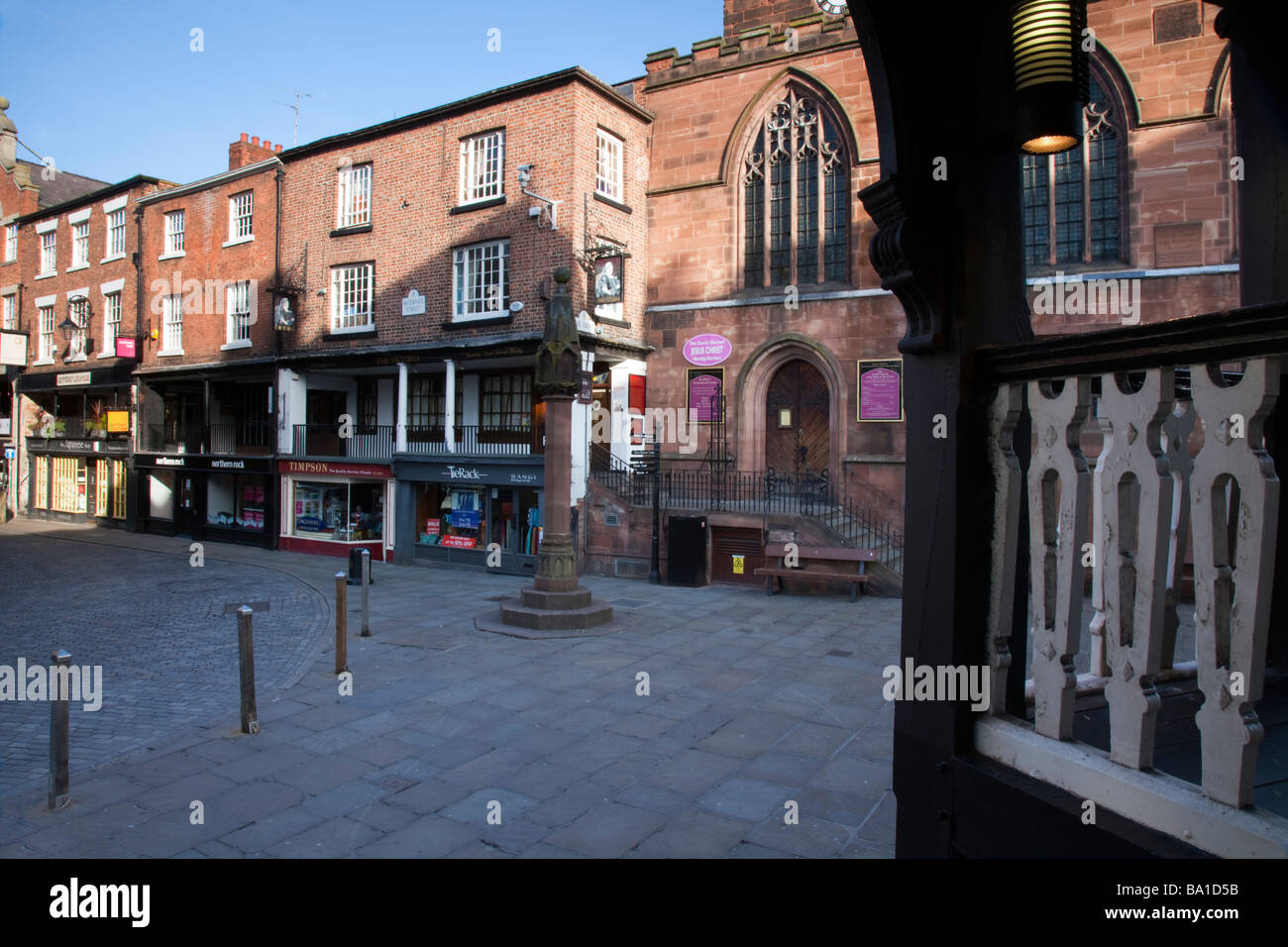 A morning view across The Cross at the historical and beautiful city of ...