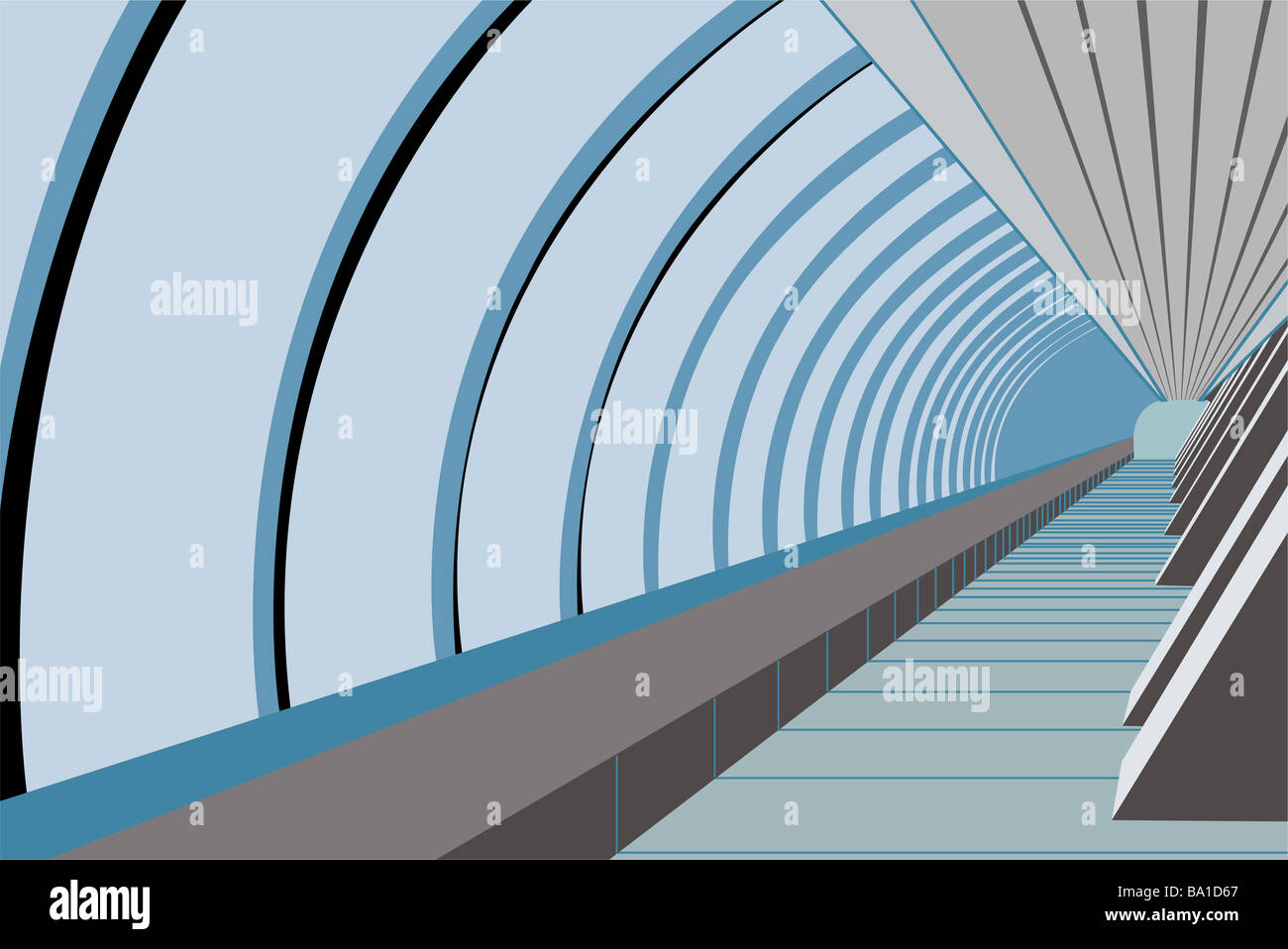 bridge way. vector Stock Photo - Alamy
