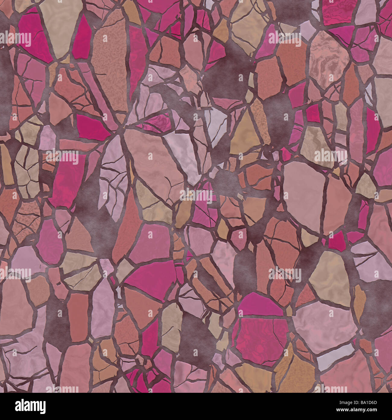 Broken stone mosaic pattern background texture illustration Stock Photo ...