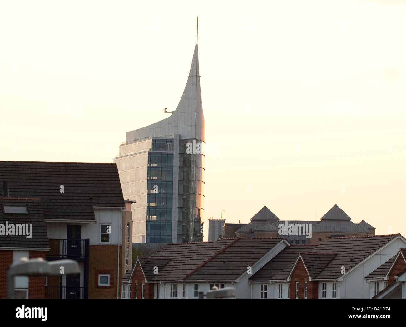 The tallest building in Reading is 'The Blade' Stock Photo - Alamy
