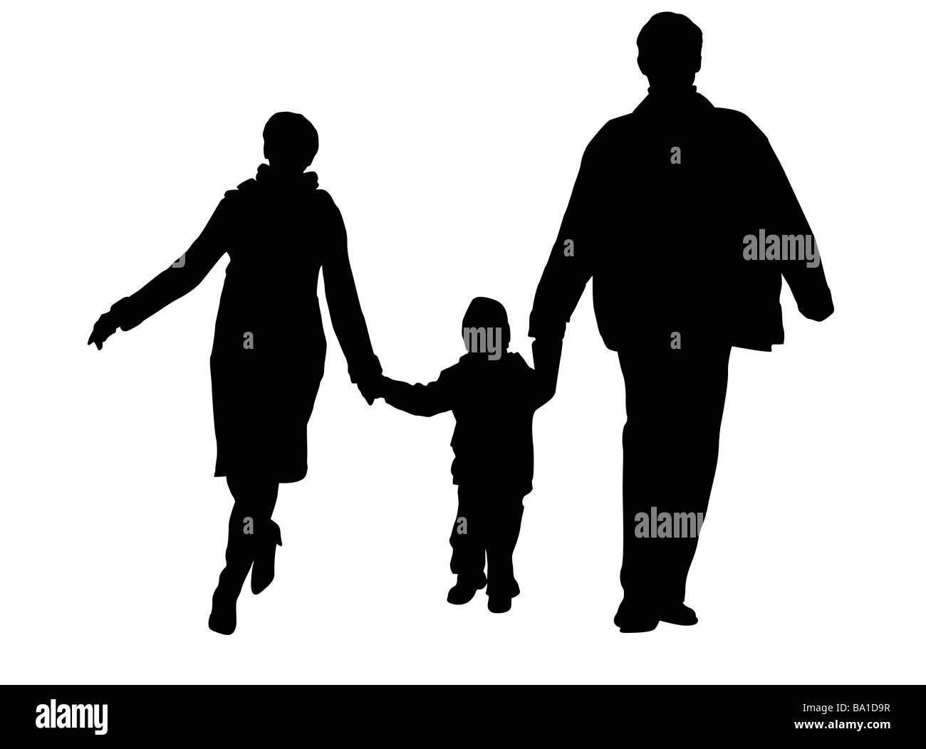 Family life painting Cut Out Stock Images & Pictures - Alamy