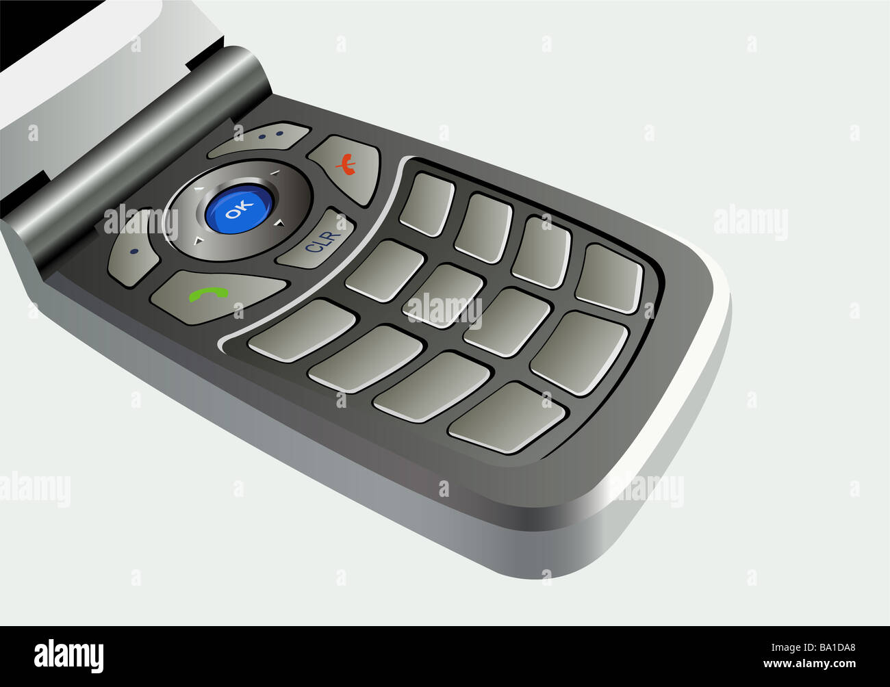 mobile phone buttons vector Stock Photo - Alamy