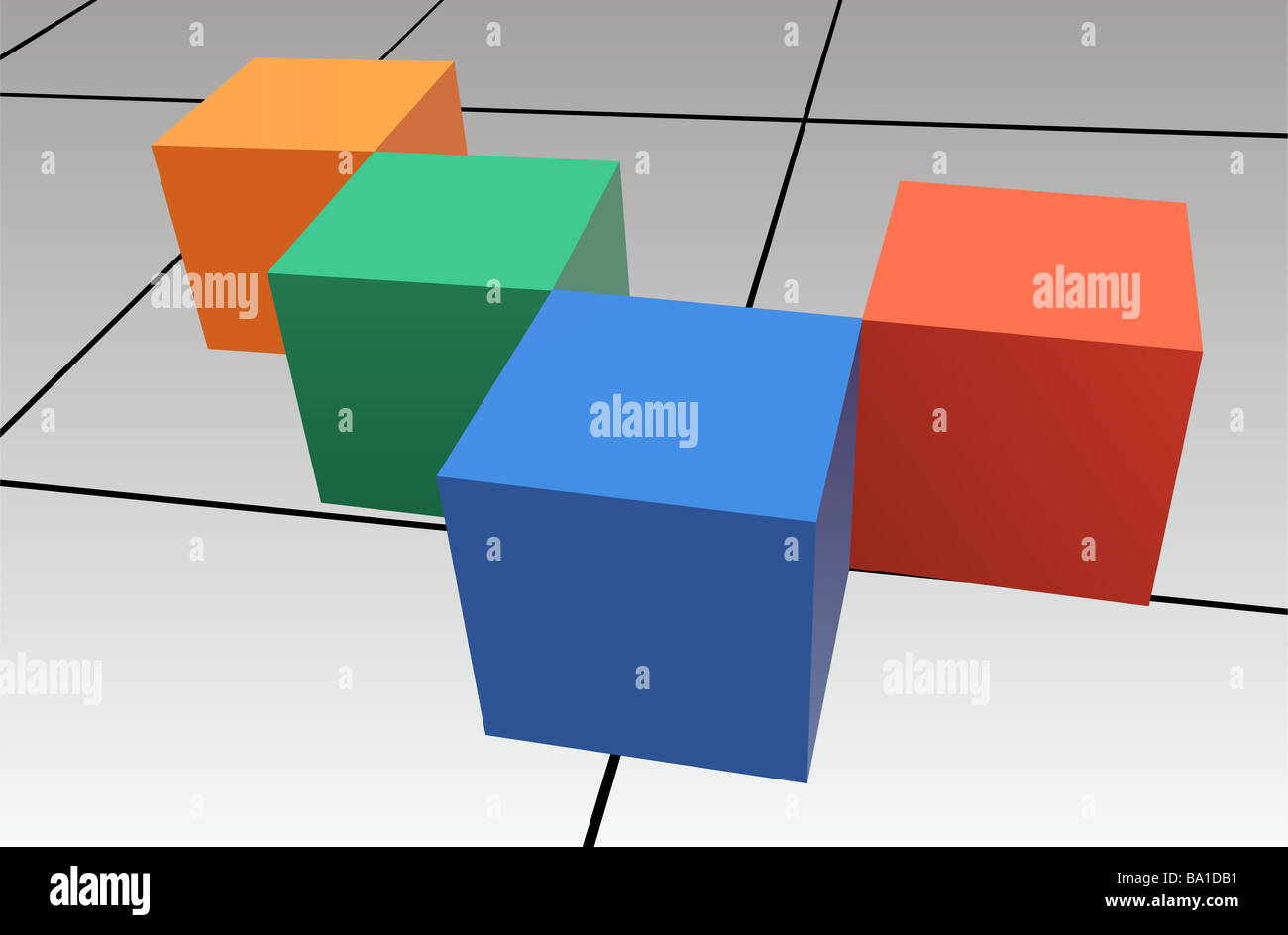 Tracing cube hi-res stock photography and images - Alamy