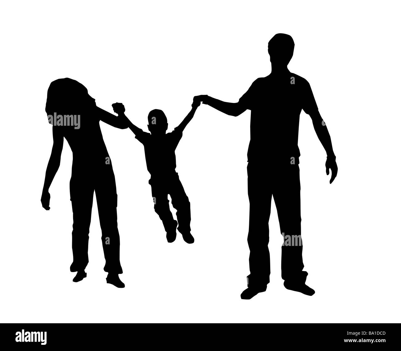 family with child vector Stock Photo - Alamy