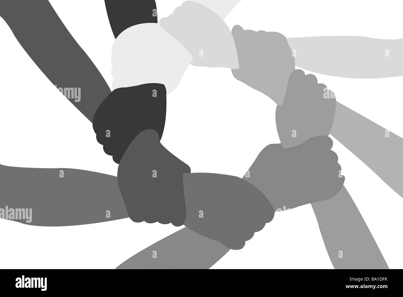 Eight Friends In A Picture