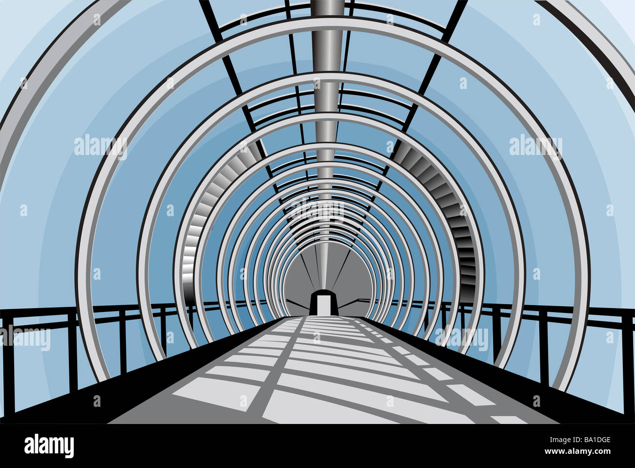 Elevated transition vector Stock Photo - Alamy