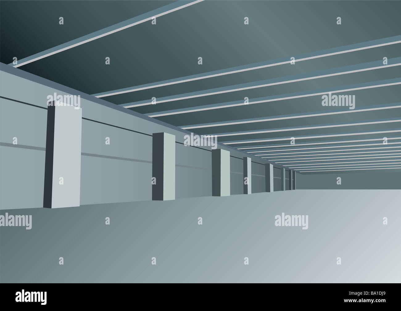 vector indastrial hall Stock Photo - Alamy