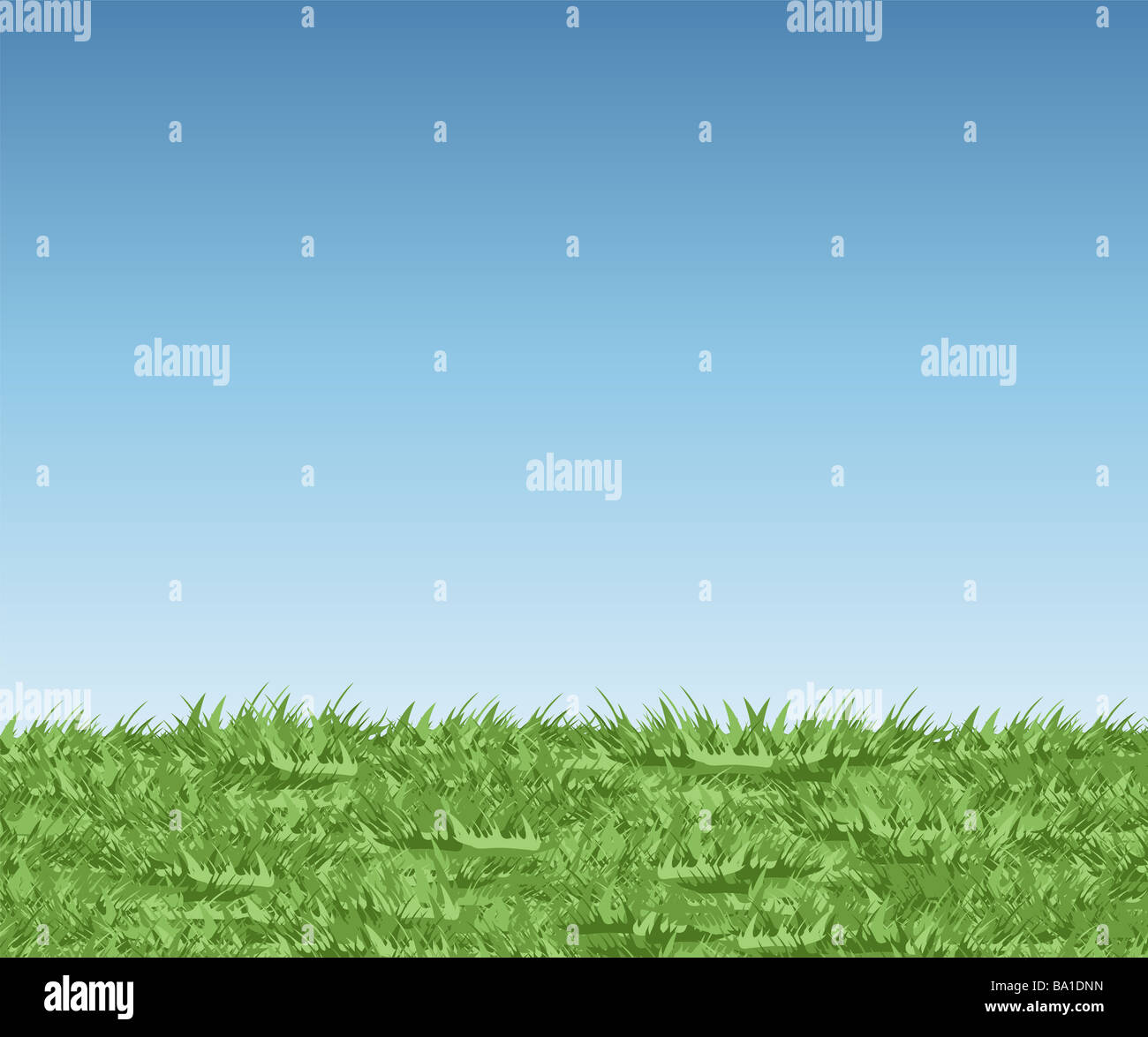 grass sky vector Stock Photo - Alamy