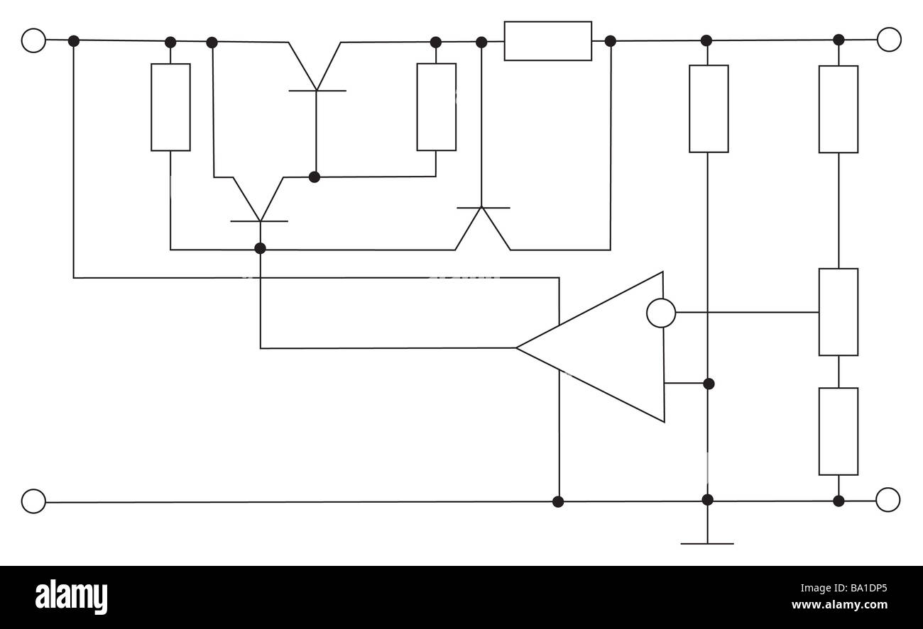 scheme electronic vector Stock Photo - Alamy