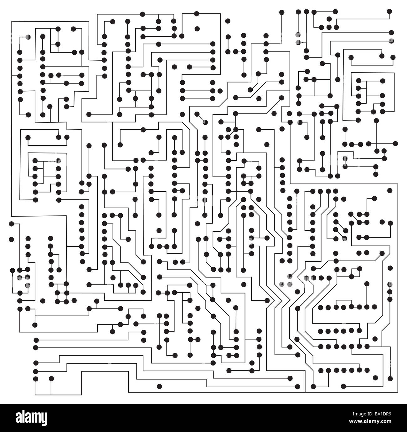 scheme electronic vector Stock Photo - Alamy