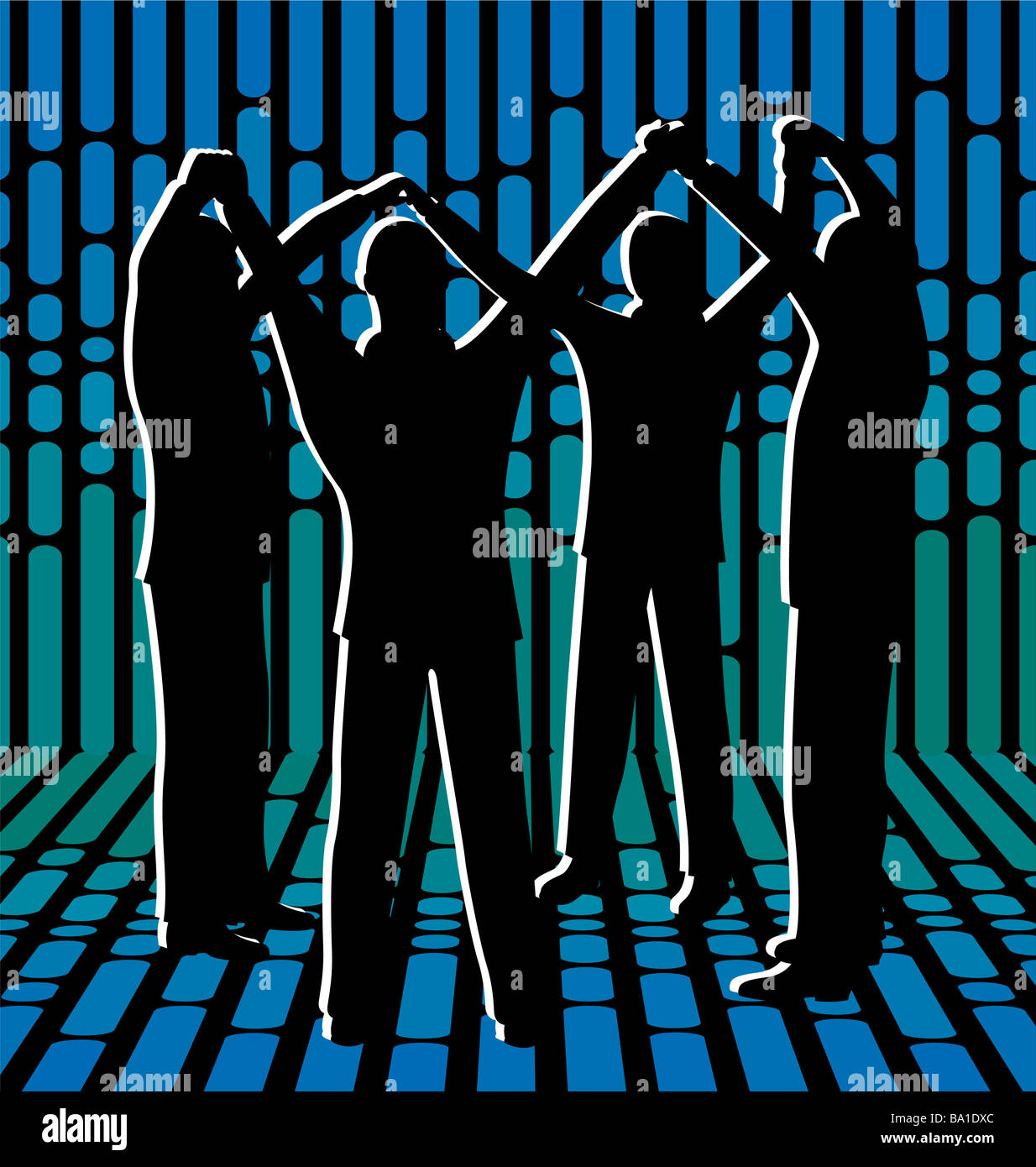circle group people vector Stock Photo - Alamy