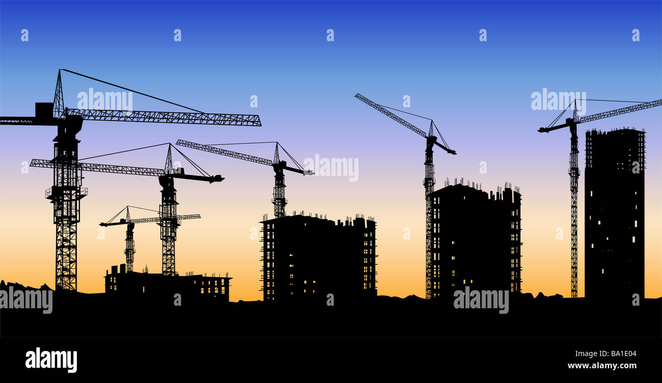 building construction vector Stock Photo - Alamy