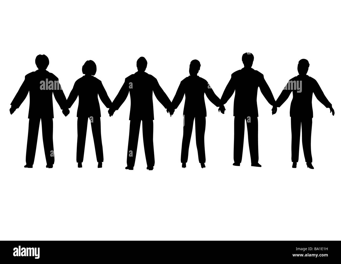 business people chain Stock Photo - Alamy