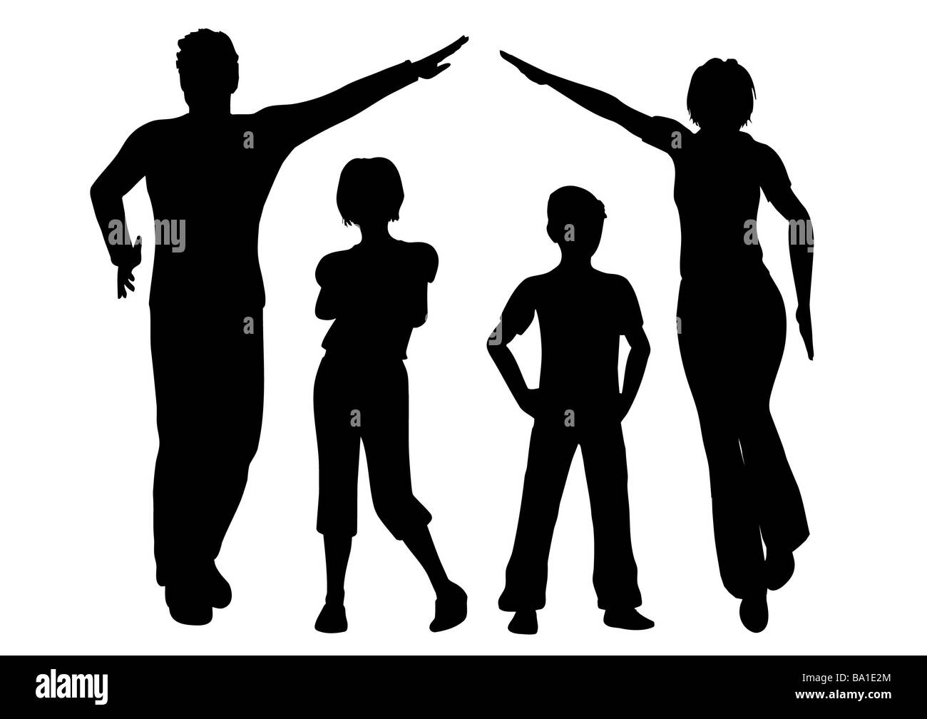 Family p Cut Out Stock Images & Pictures - Alamy