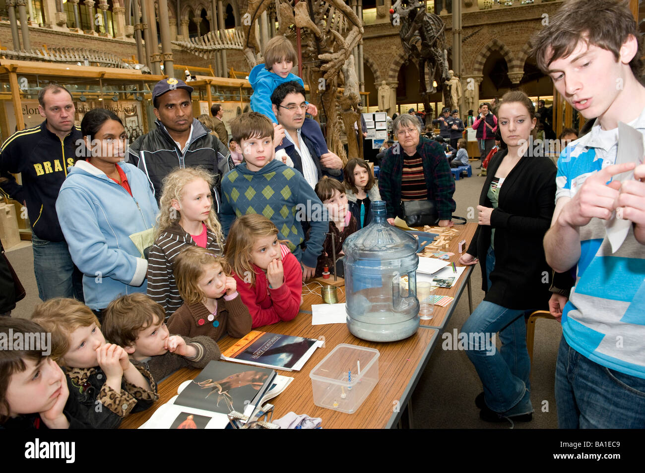 The museum at Oxford has a science day for kids where a scientist ...