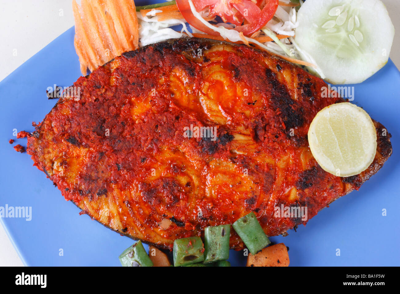 Pomfret Dry is a snack from goa in which masala marinade is applied to ...